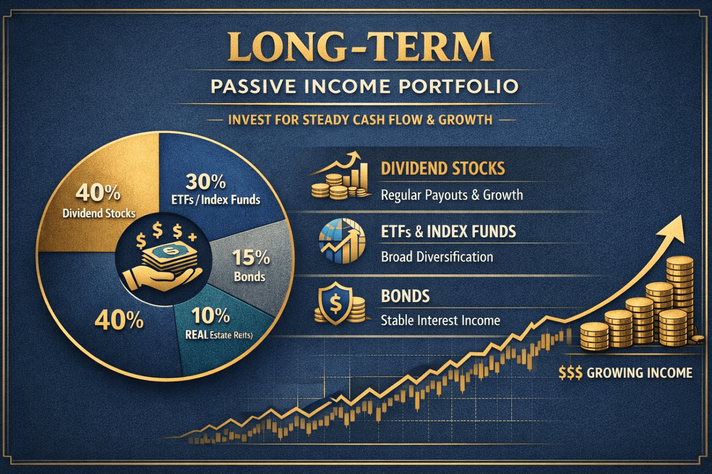 Long term Passive income Portfolio – passive income remedies
